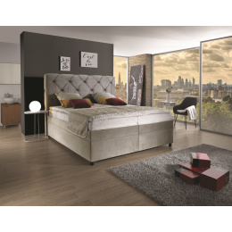 Postel PALLADIO BOXSPRING, 200x200 cm - Nábytek Real